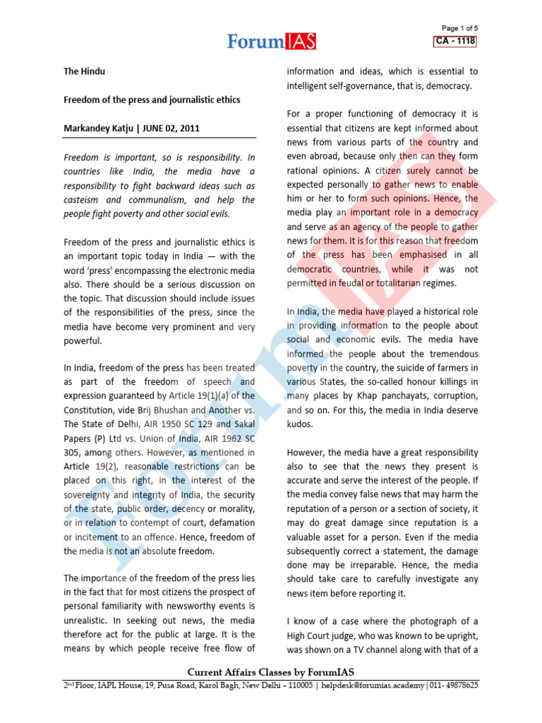 CA Class Article4 | PDF