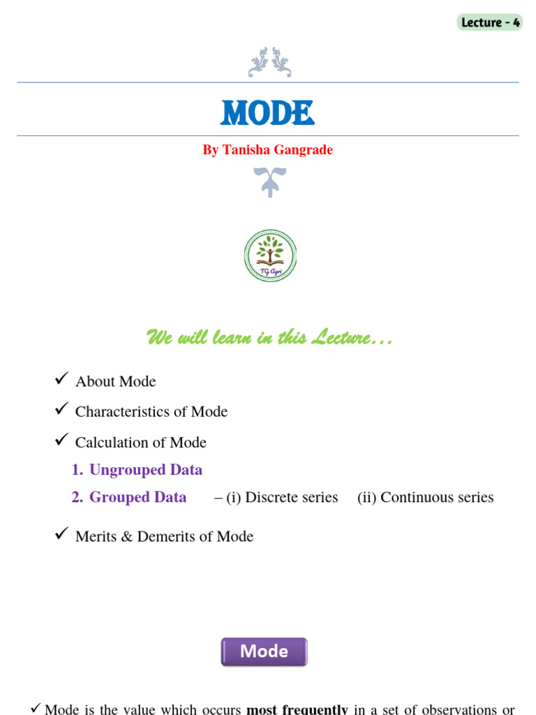 Mode | PDF