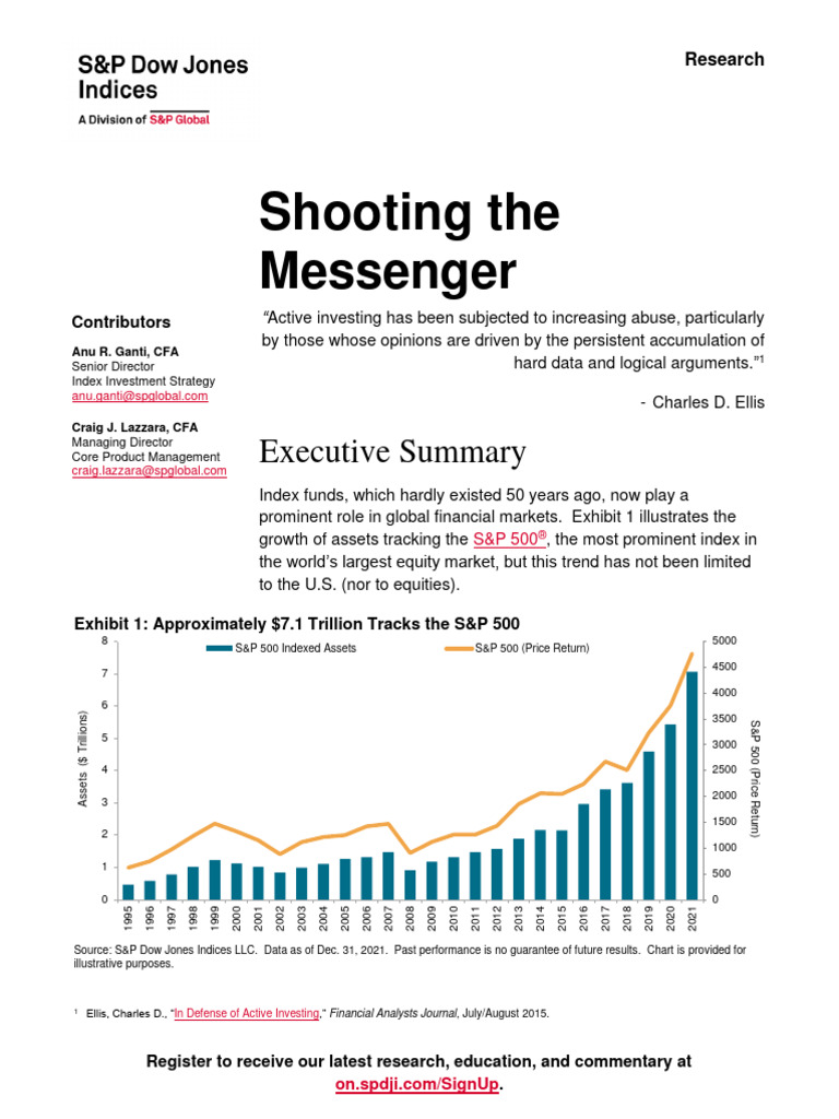 Shooting The Messenger | PDF | Stock Market Index | Index Fund