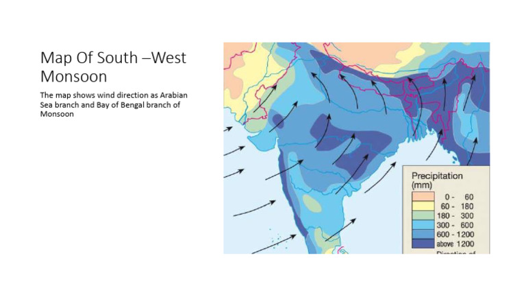Map of South - West Monsoon | PDF
