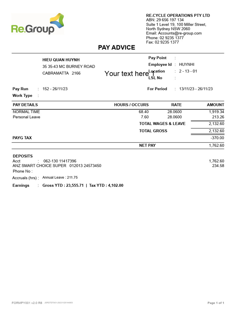 Payslip | PDF | Public Finance | Taxation