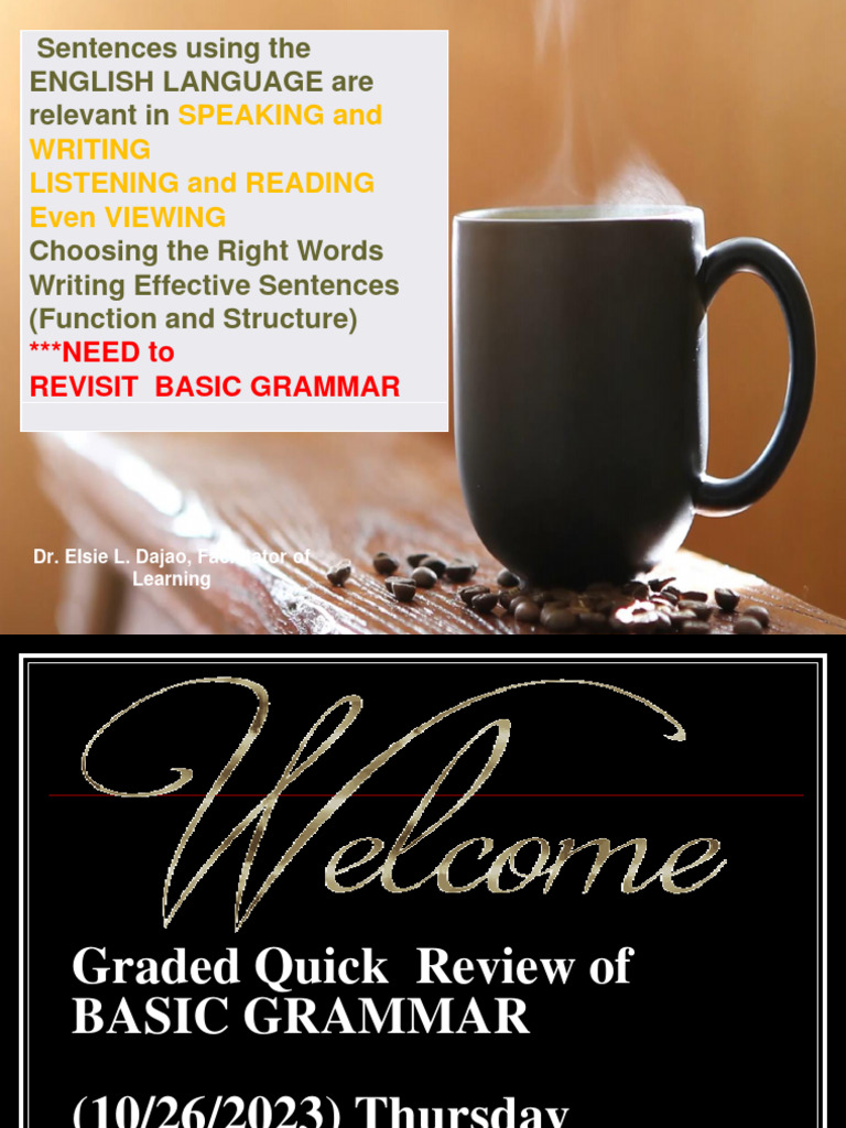 Purcom Midterm REVISITNG ENG GRAMMARSentencesEtc-2 | PDF | Word | English Language