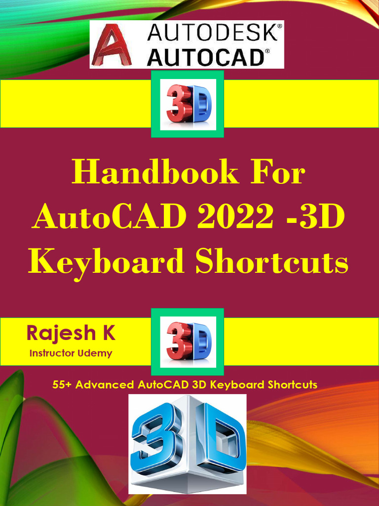 AutoCAD 2022: 3D Keyboard Shortcuts Guide | PDF