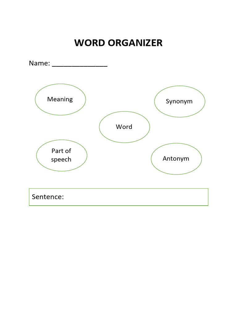 Word Organizer | PDF