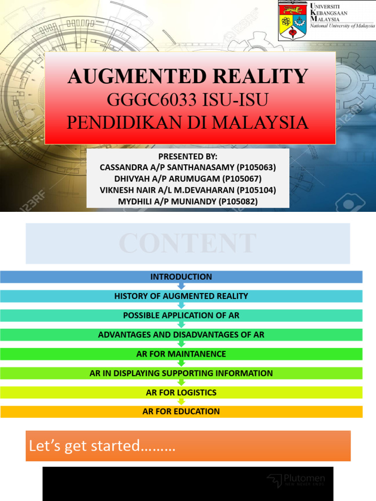 Augmented Reality | PDF | Augmented Reality | Virtual Reality