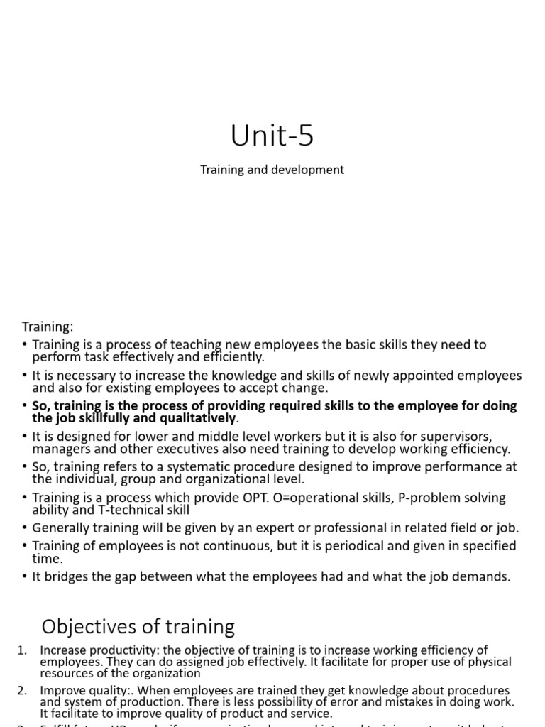 Training | PDF | Employment | Knowledge