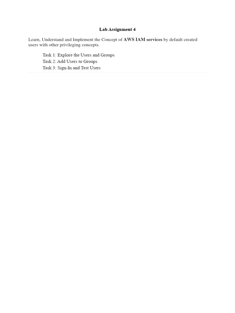 Lab Assignment 4 | PDF