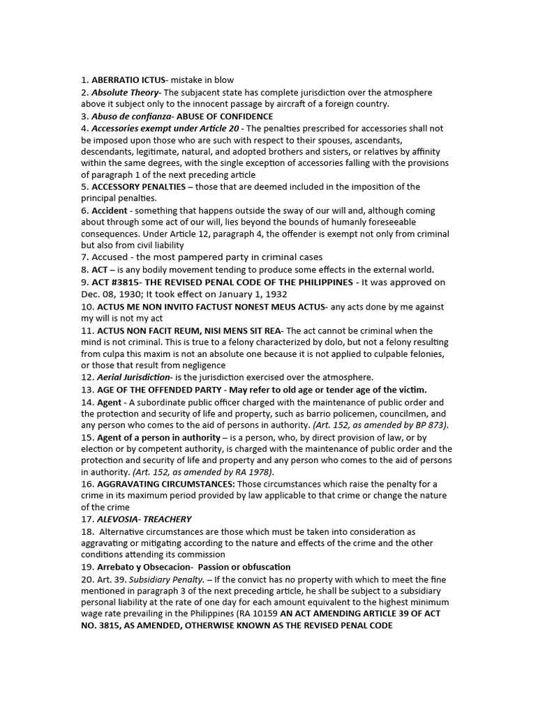 CLJ 200 Terms | PDF | Crimes | Crime & Violence