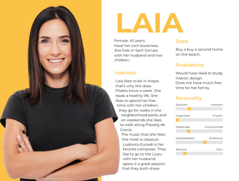 User Persona - Laia | PDF
