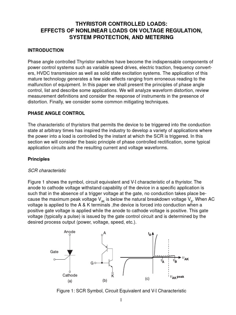 Thyristor | PDF | Teaching Methods & Materials | Technology & Engineering