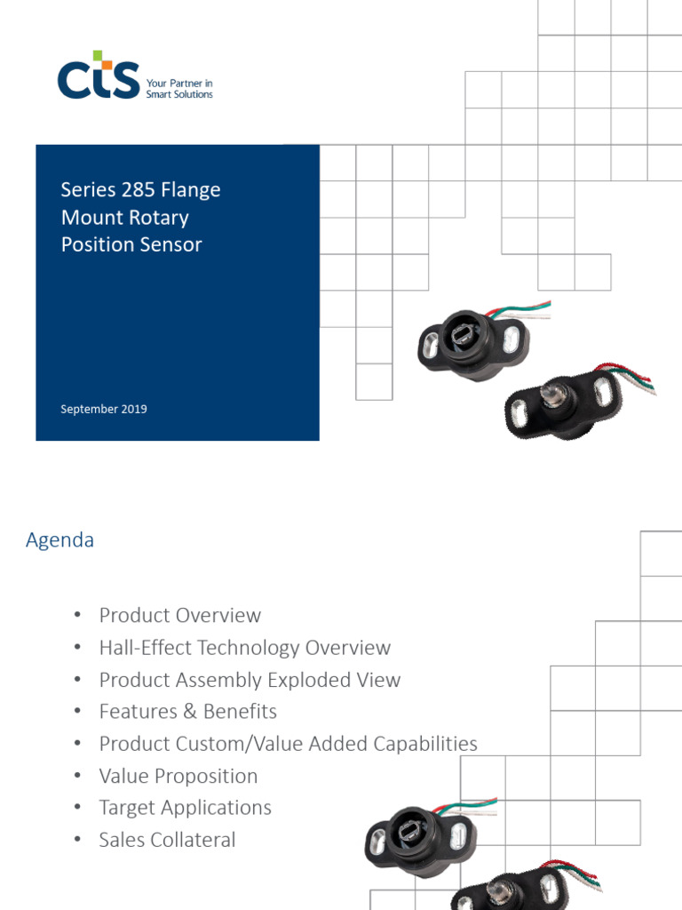 Series 285 Flange Mount NC Sensor PTM | PDF
