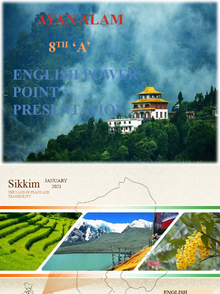 Ayan Alam (Sikkim PPT) . | PDF