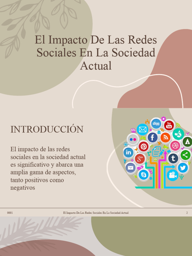 Impacto de Redes Sociales en la Sociedad | PDF | Servicio de redes ...