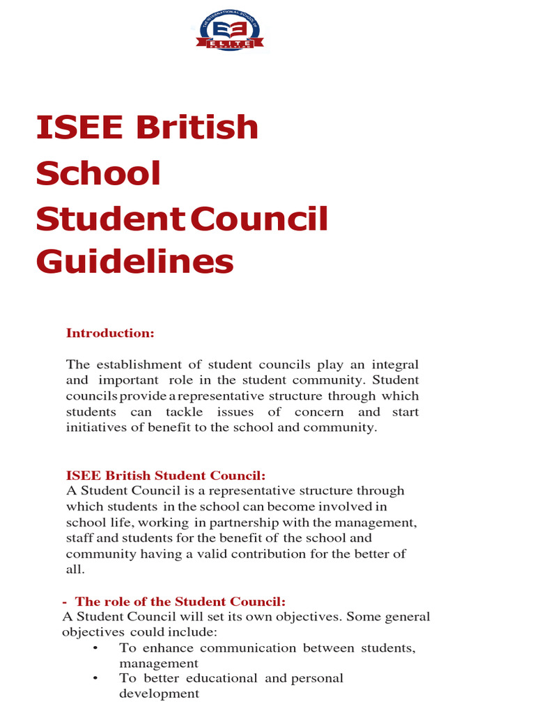 Students Council Final Manual | PDF