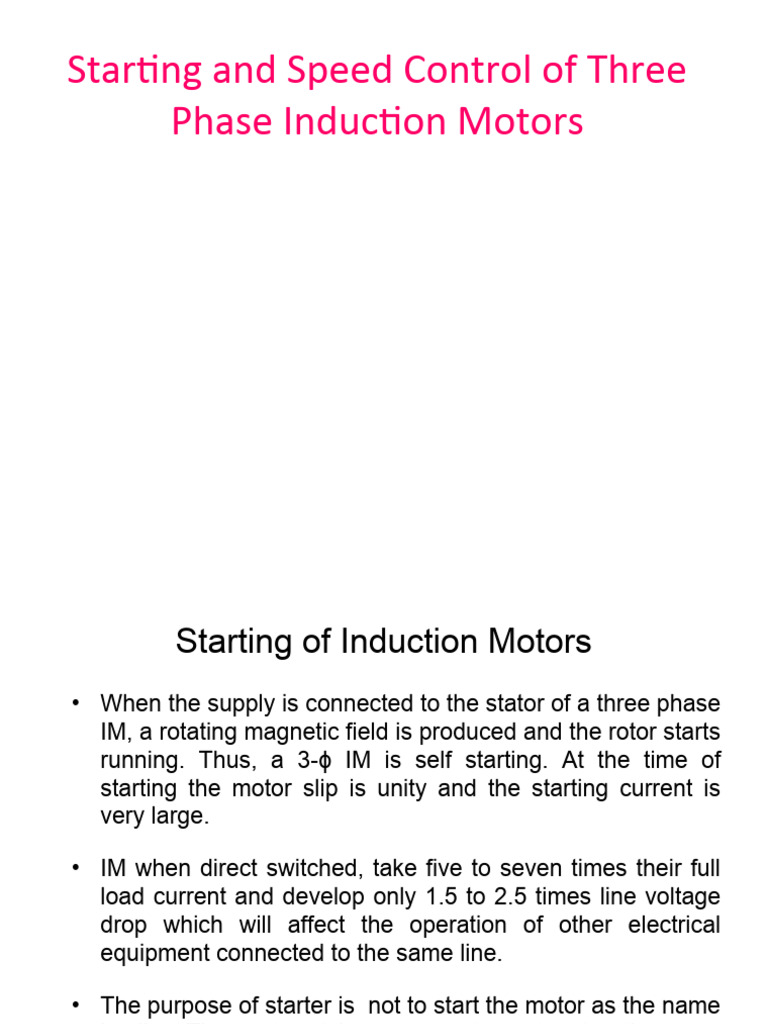 Induction Motor Part-4 | PDF | Electric Motor | Physical Sciences