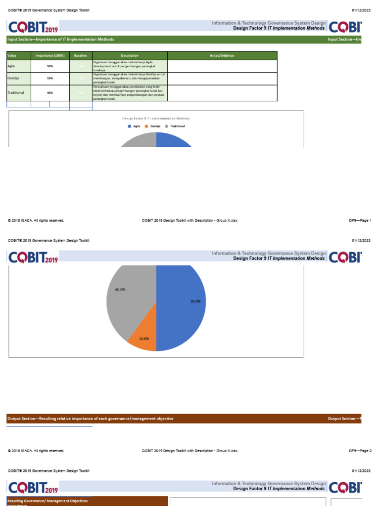 COBIT 2019 Design Toolkit With Description - Group X.XLSX - DF9 | PDF ... COBIT 2019 Design Toolkit With Description - Group X.XLSX - DF9 | PDF ...