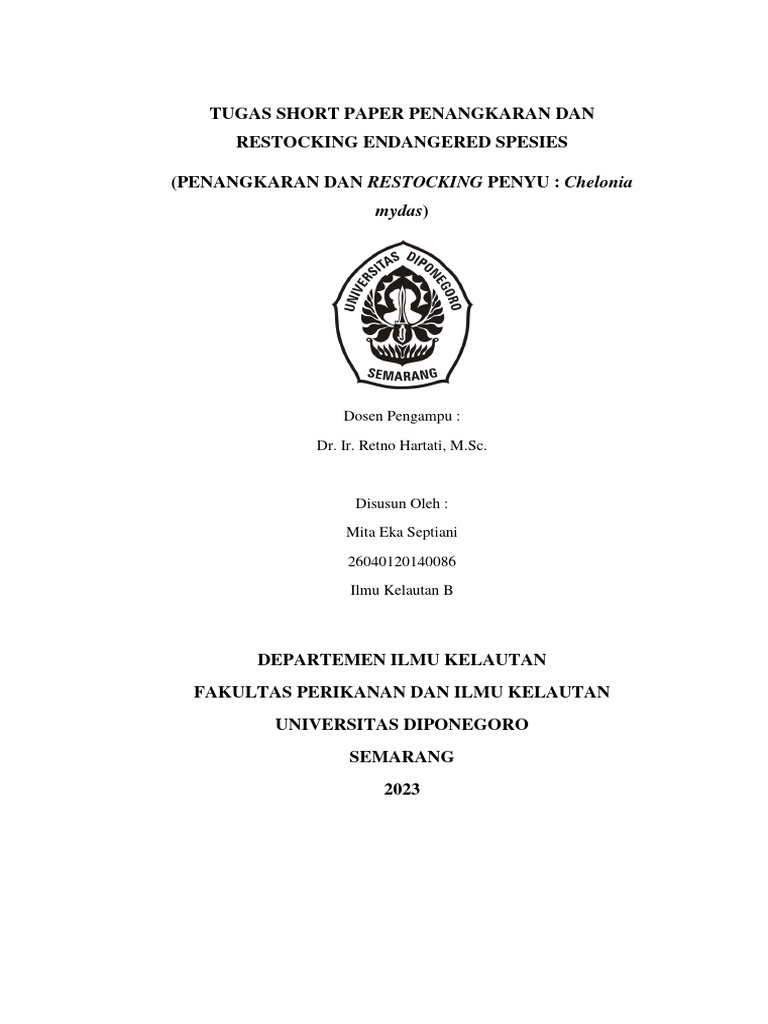 Mita Eka Septiani - 26040120140086 - IK B - Tugas Short Paper | PDF ...