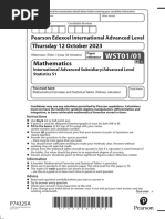 Mark Scheme (Results) January 2024: Pearson Edexcel International Advanced Level in Pure ...
