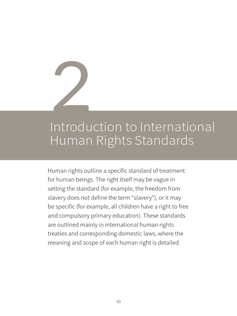 HR Textbook CH 2 International Standards Ed 1 | PDF | Human Rights | Treaty