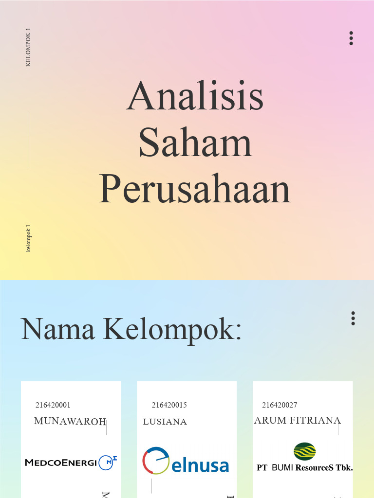 Analisis Saham | PDF