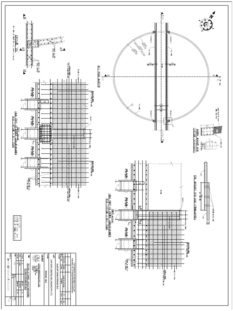 Civil Drawing For Receiving Silo Balurghat (09-05-2023) Model | PDF
