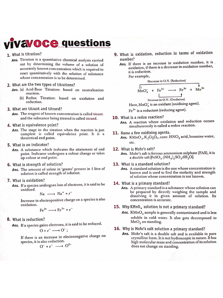 Viva Questions | PDF