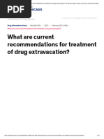 Non-Chemotherapy Extravasation Guidelines | PDF | Drugs | Medical ...