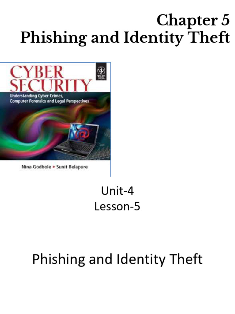 Cybersecurity: Phishing & ID Theft | PDF | Phishing | Email Spam