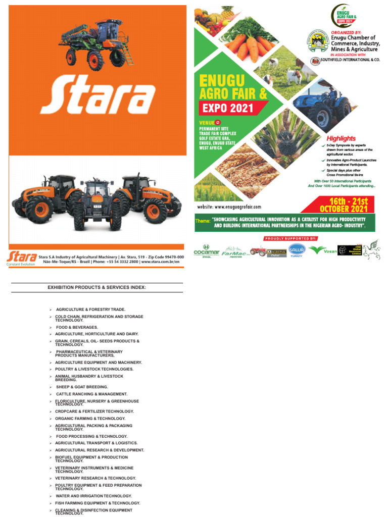 Agro Fair Forms Updated Final | PDF | Agriculture | Nigeria