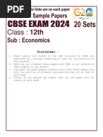 Grade 12 Economics Project 2024 25 | PDF | Economics | Economic Growth