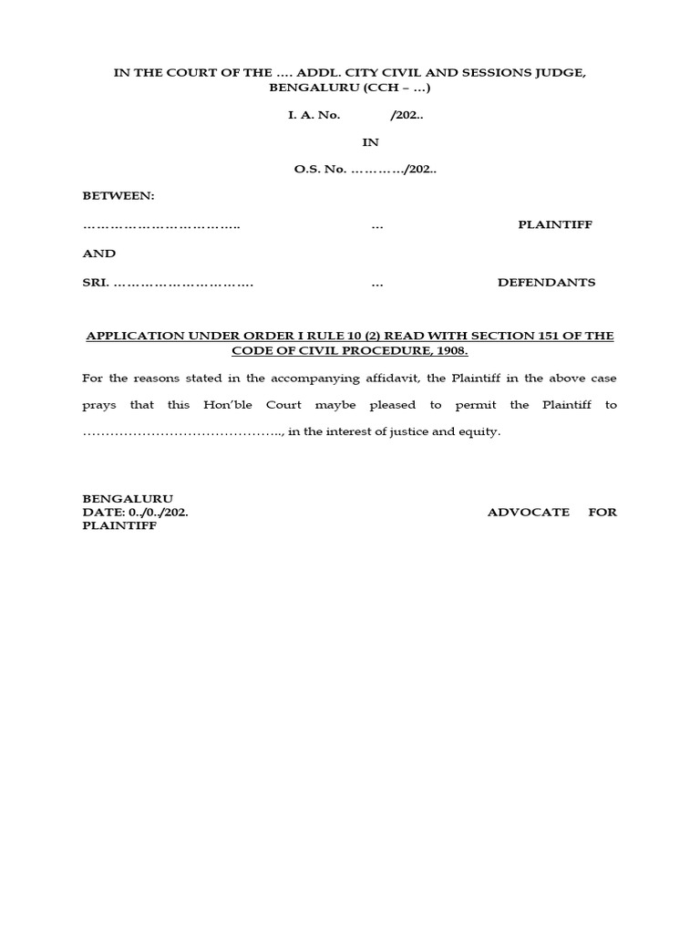 IA Draft | PDF | Affidavit | Civil Law (Common Law)
