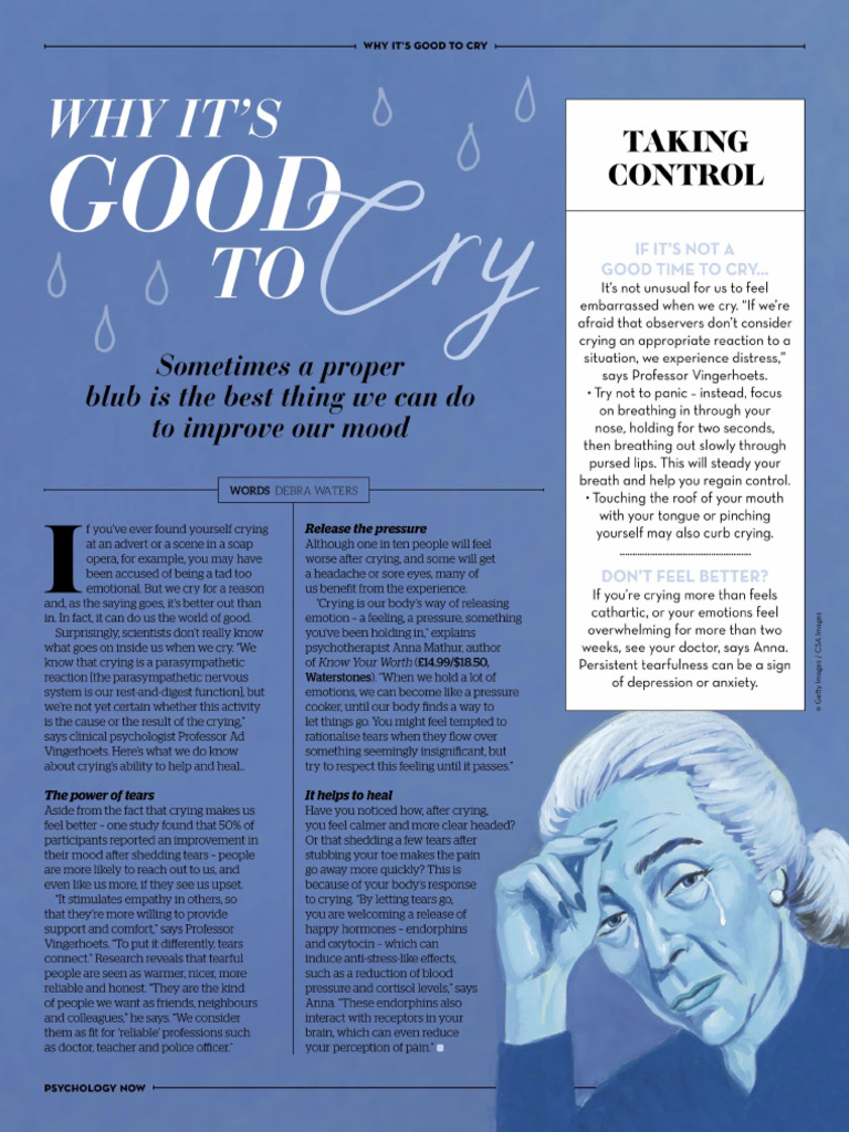 Why It's Good To Cry | PDF