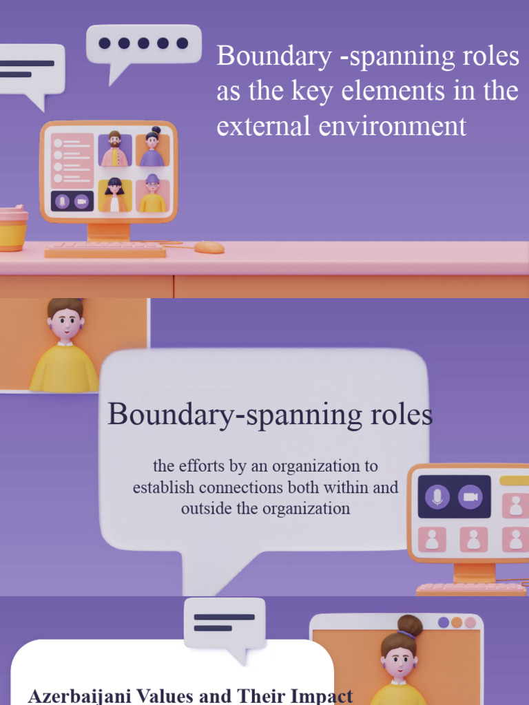 Boundary Spanning Roles Pres | Download Free PDF | Collaboration | Azerbaijan