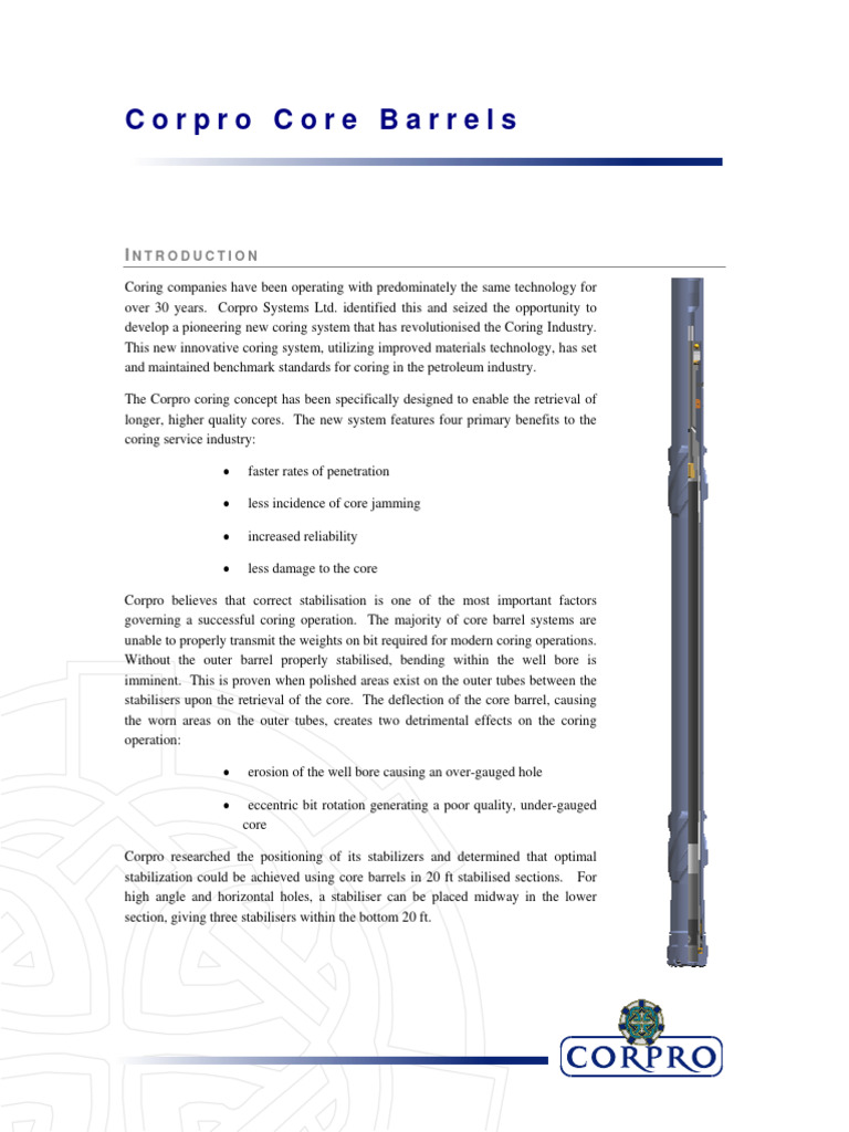 Corpro Core Barrel | PDF