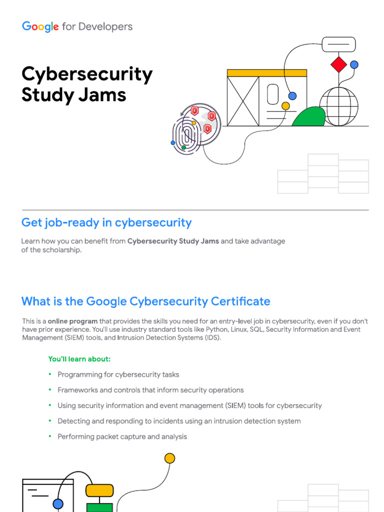 Cybersecurity Study Jam-Program Manual (1) (1) | PDF