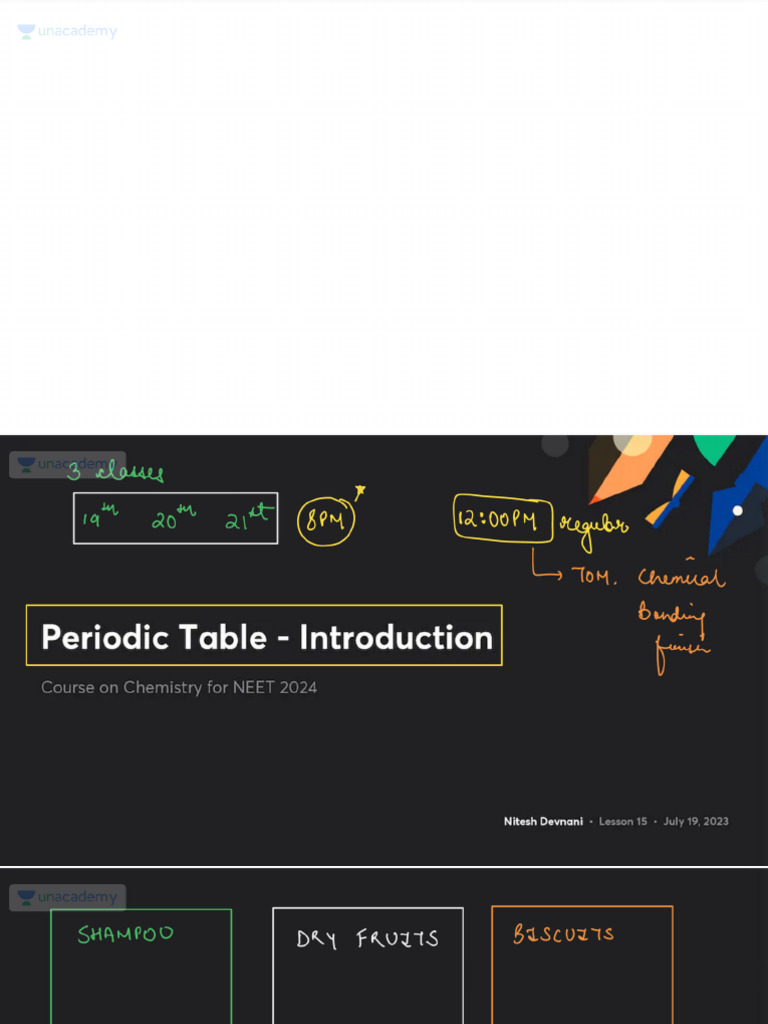 Periodic Table Introduction With Anno | PDF