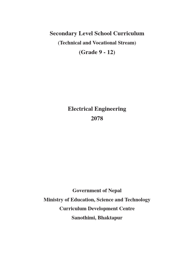 RS10512 - Curriculum - Electrical Engineering 9-12 | PDF | Computer ...