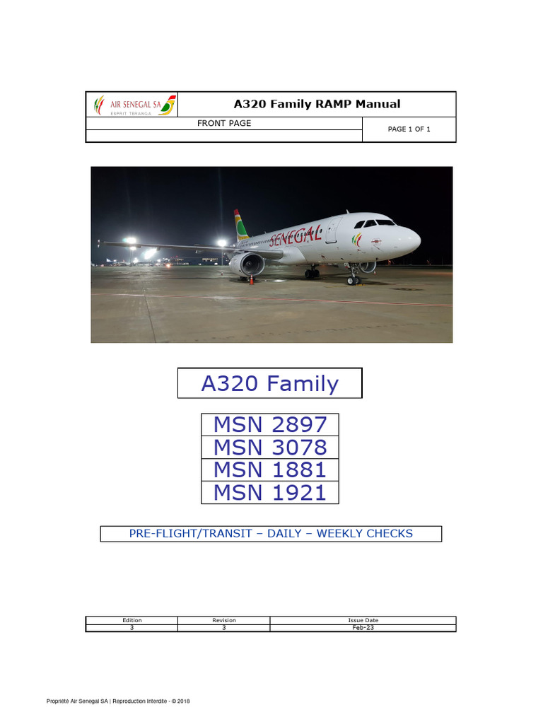 Appendix 02 - Ramp Manual A320 Family - Ed 03 Rev 03 - Pe SZN | PDF ...