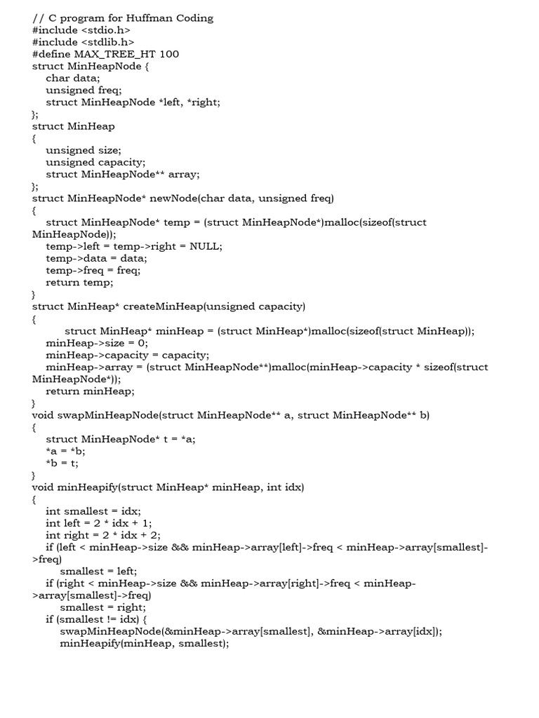 Huffman Coding | PDF