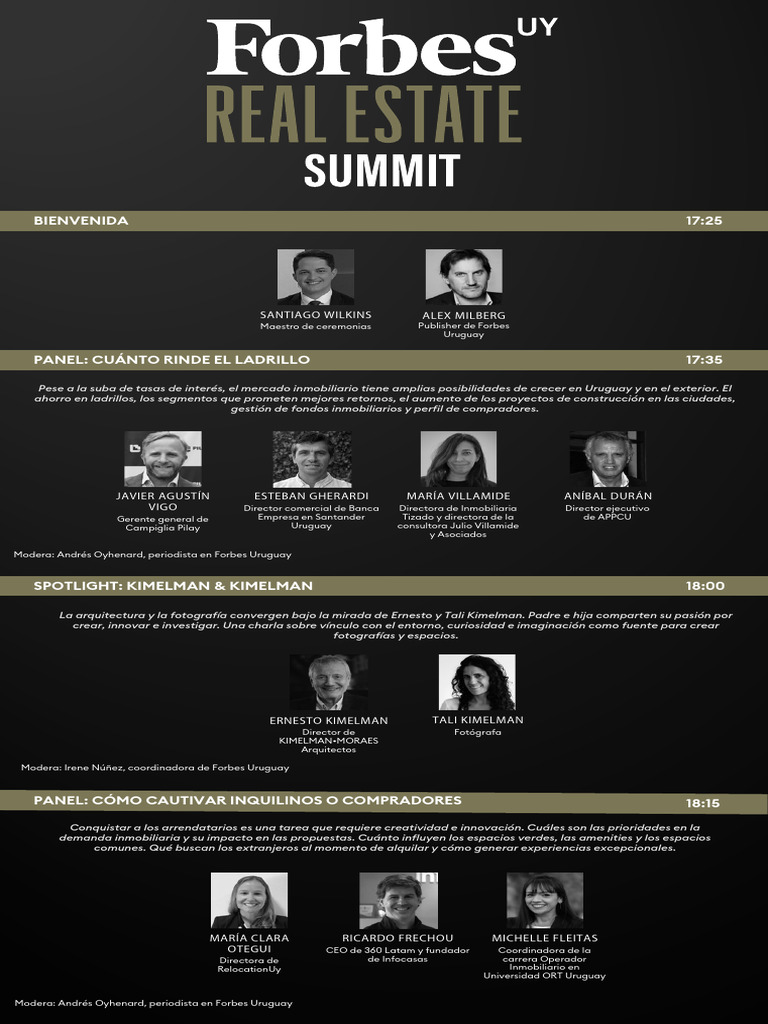Programa Real Estate Summit | PDF | Economias | Business