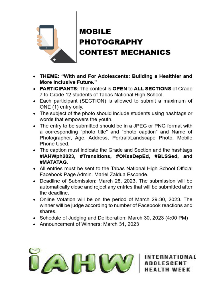 Mobile Photography Contest | PDF