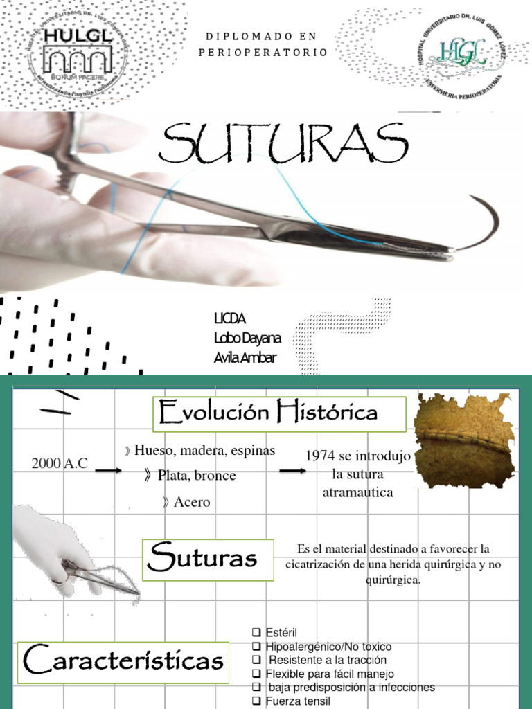 seminario de suturas pdf | PDF | Sutura Quirúrgica | Músculo esquelético