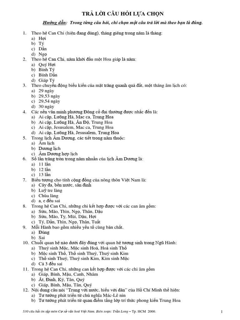 De 3 Bai Tap CSVH 10 2023-1 | PDF