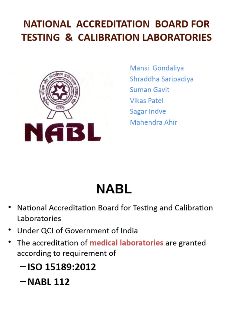 Nabl Cap Accreditation Process | PDF