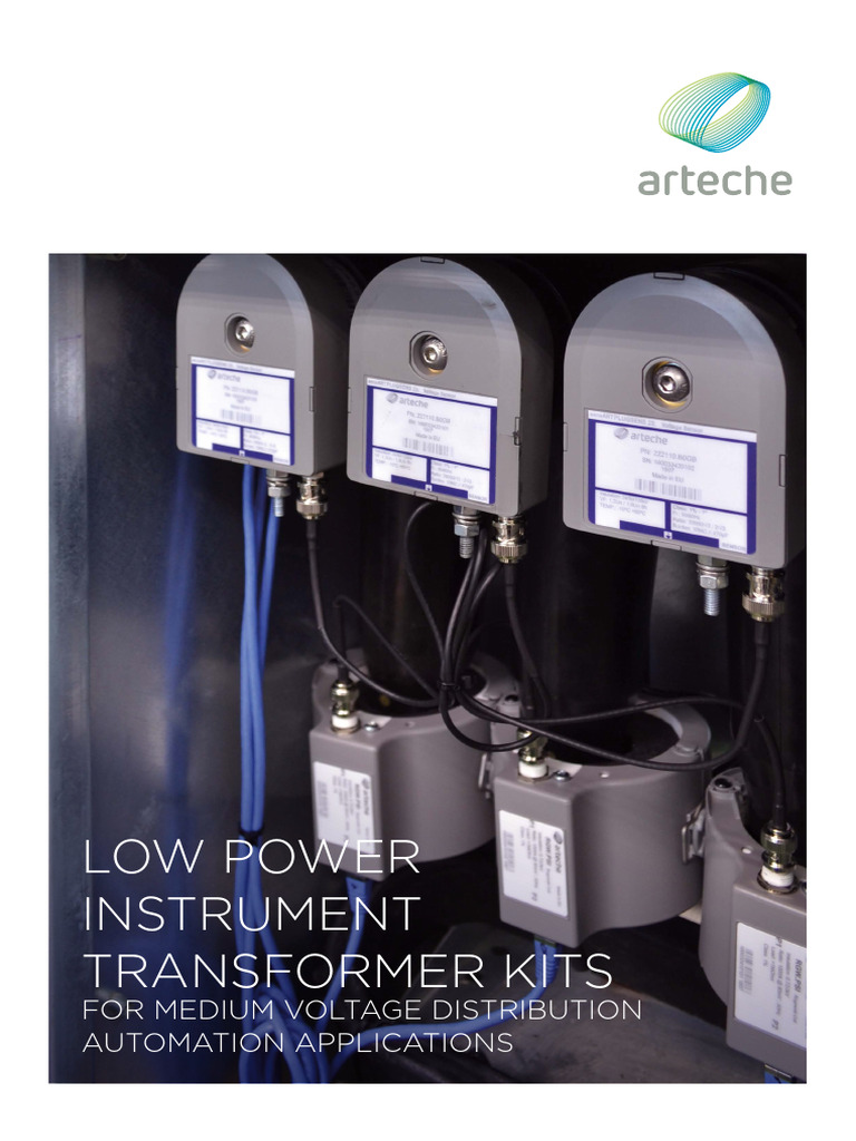 ARTECHE CT MV Sensors Distribution Automation EN | PDF | Electric Power ...