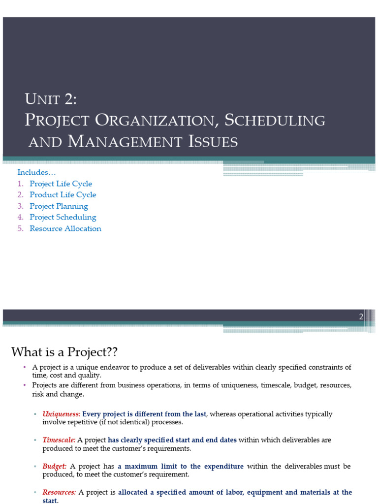 Software Project Management (Unit 2) | PDF