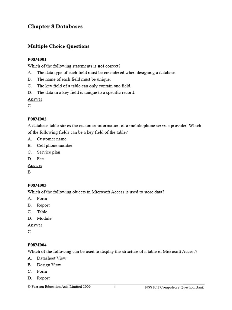 QB CP08 Eng | PDF | Teaching Methods & Materials | Computers