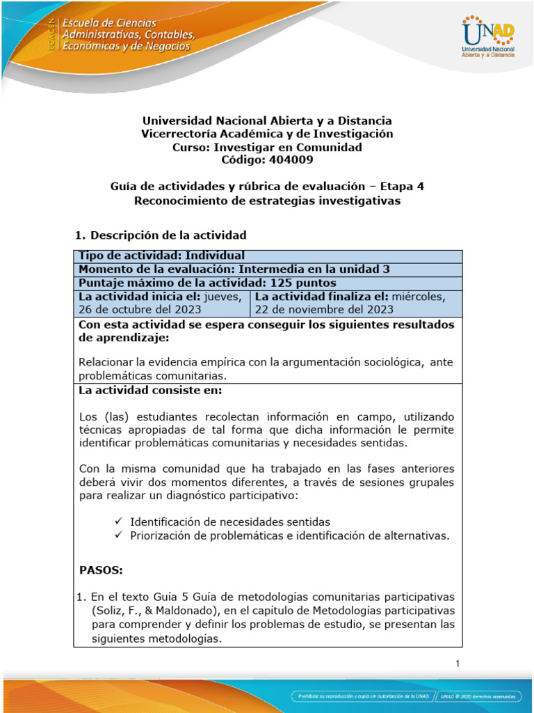 Guía de Actividades y Rúbrica de Evaluación - Unidad 3 - Etapa 4 ...