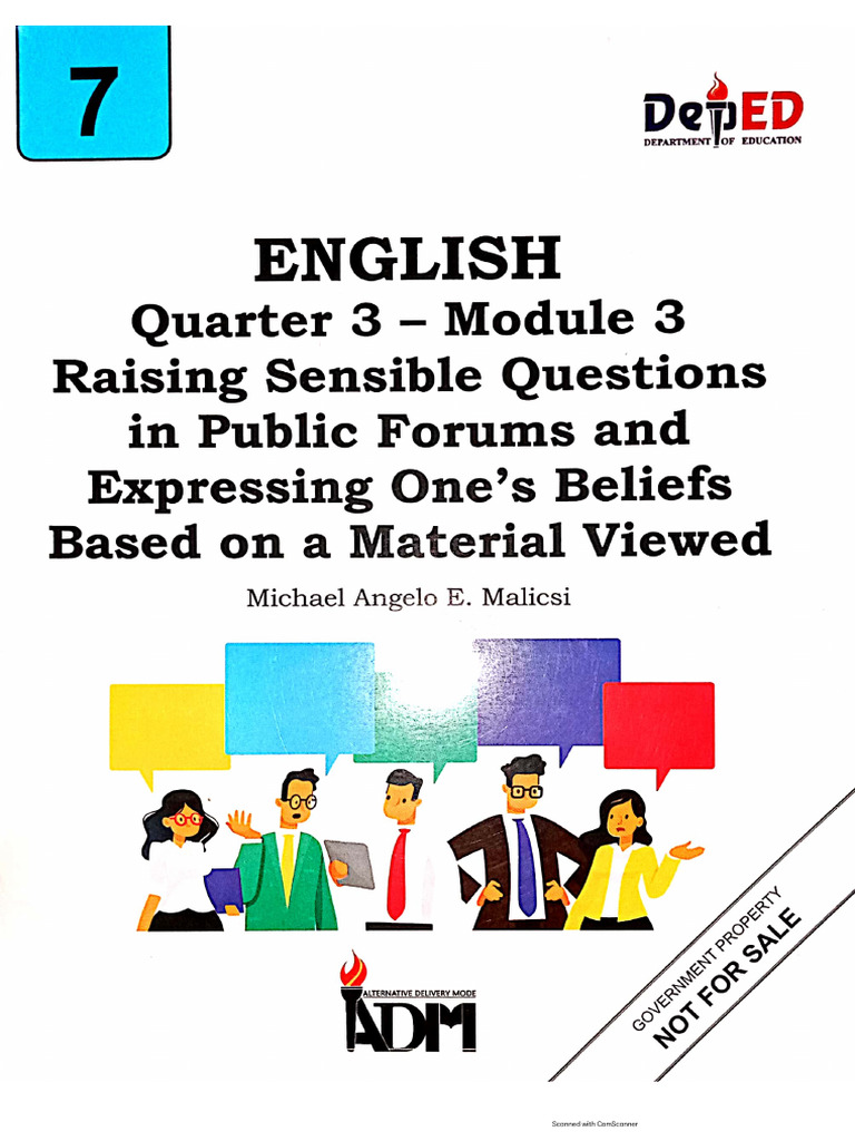 Q3 English Module 3 | PDF