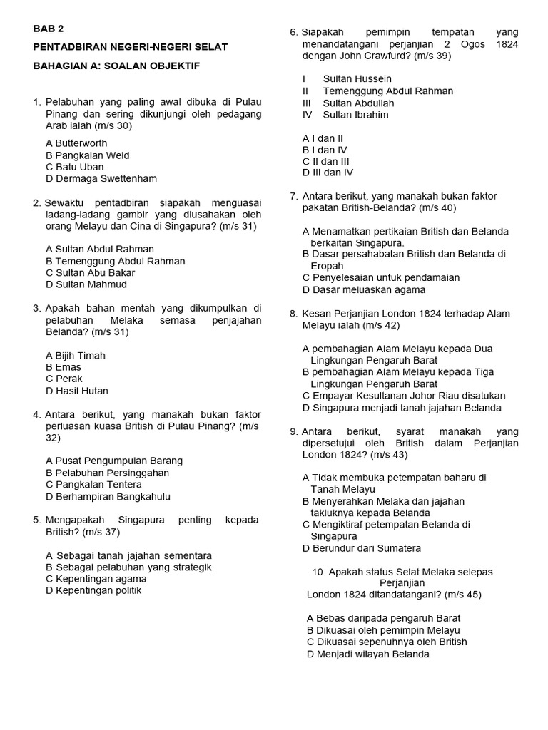 Latihan Modul Bab 2 - KMC | PDF